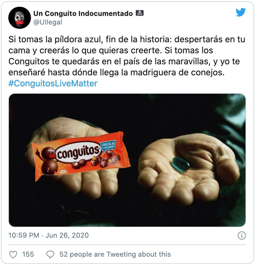 Galería Madridiario - Polémica racial con los Conguitos - Tuit Conguitos