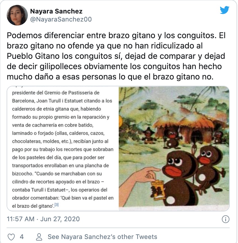 Galería Madridiario - Polémica racial con los Conguitos - Tuit Conguitos