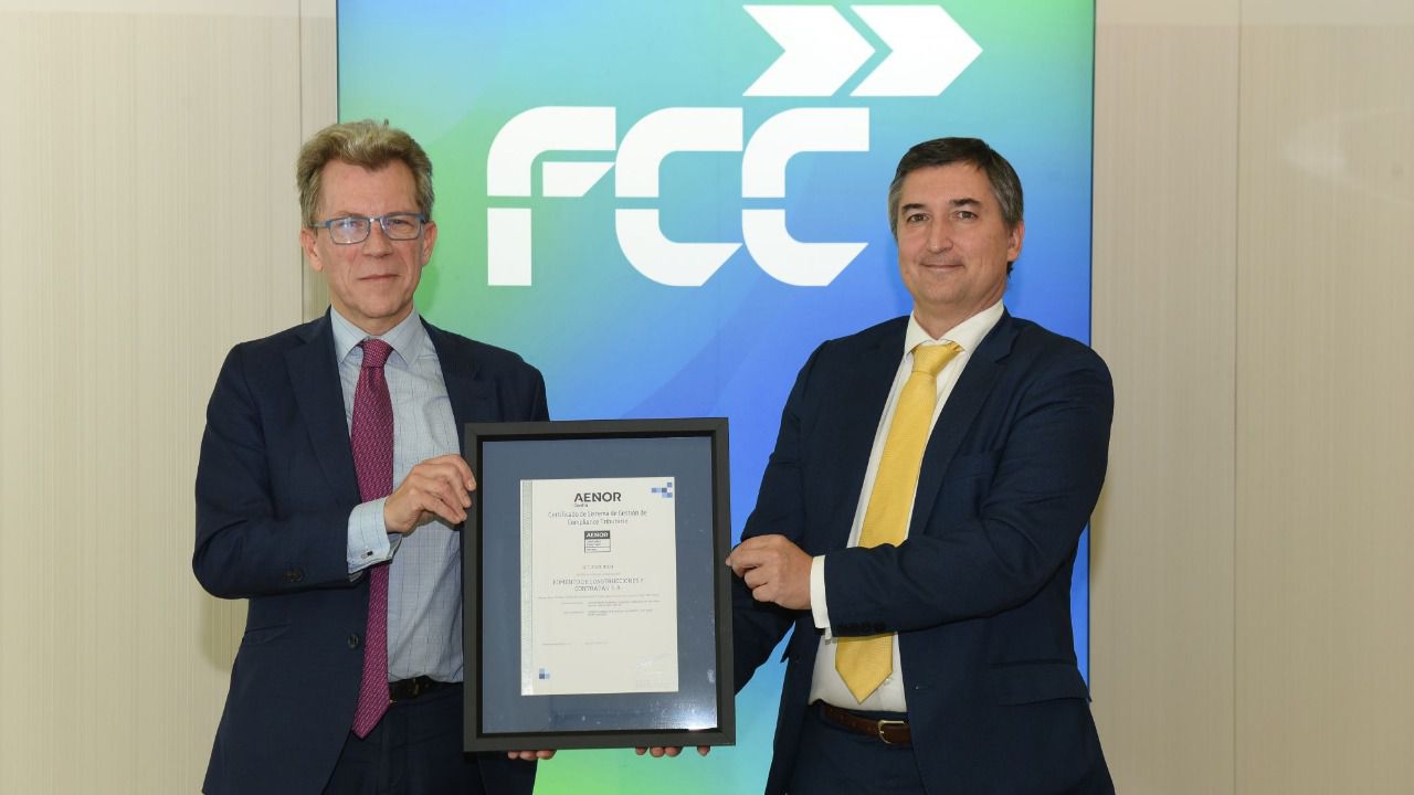 FCC obtiene la certificación de AENOR de su Sistema de Gestión de ...
