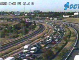 15 kilómetros de atasco en la M-40 | Madridiario